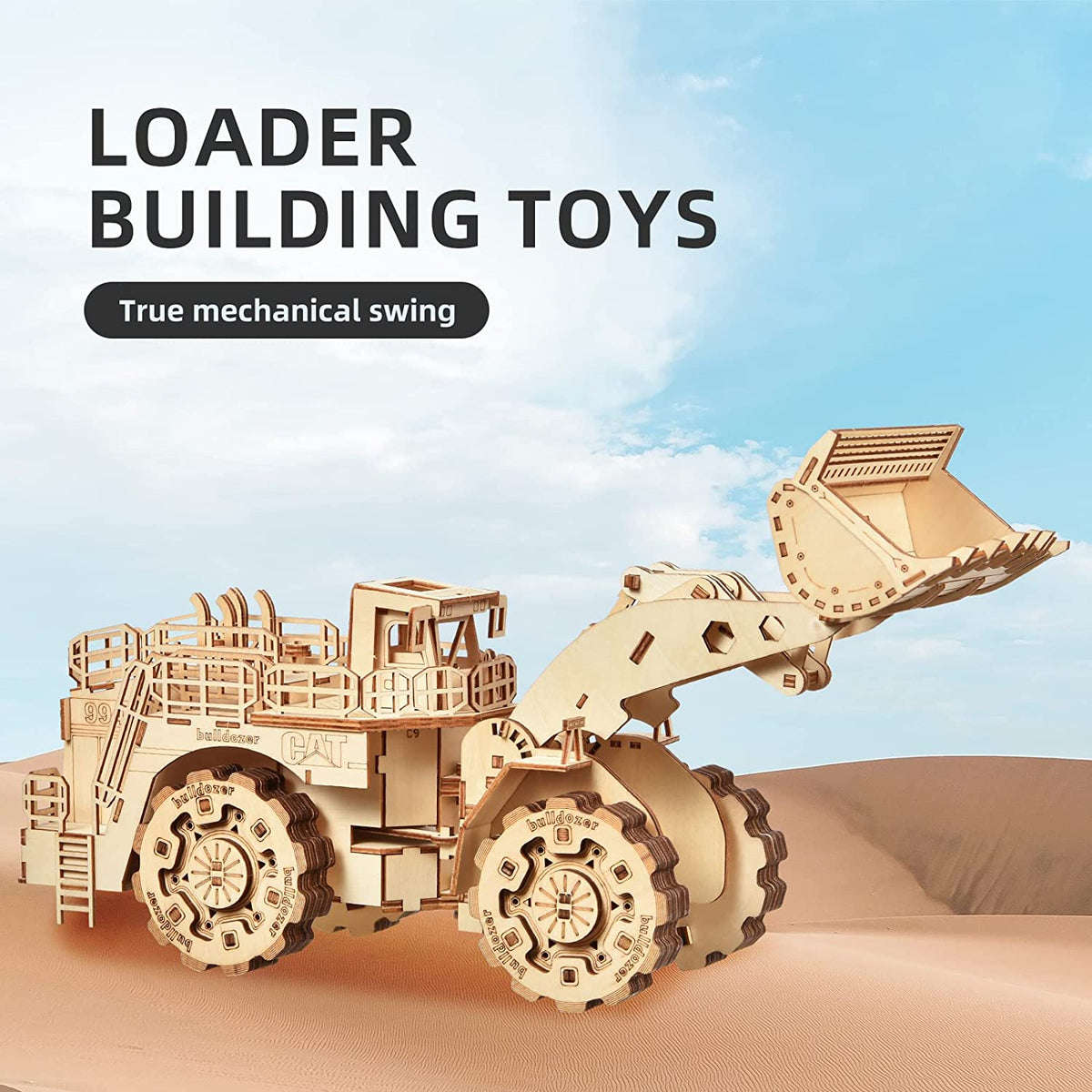 3D Wooden Puzzles Excavator – bennama